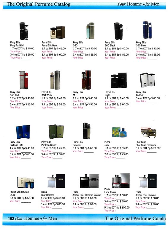 (Nuevo) Catalogo de Perfumes